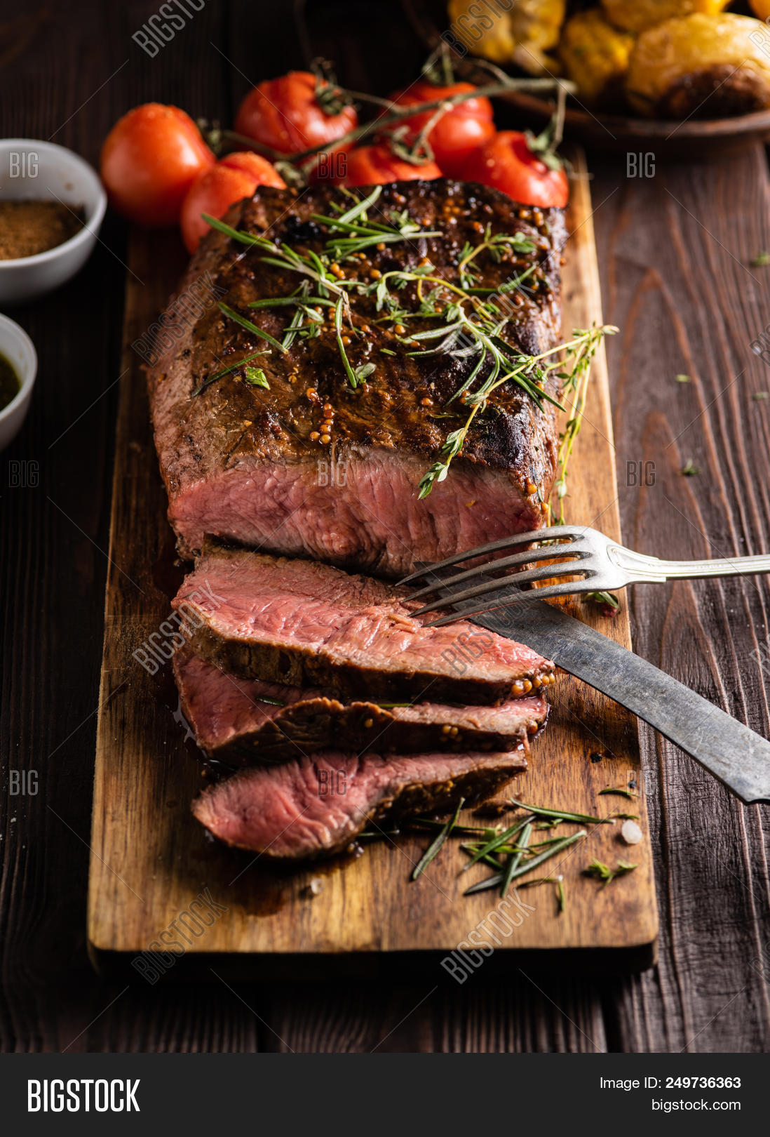 Sliced Roast Beef On Image & Photo (Free Trial) | Bigstock