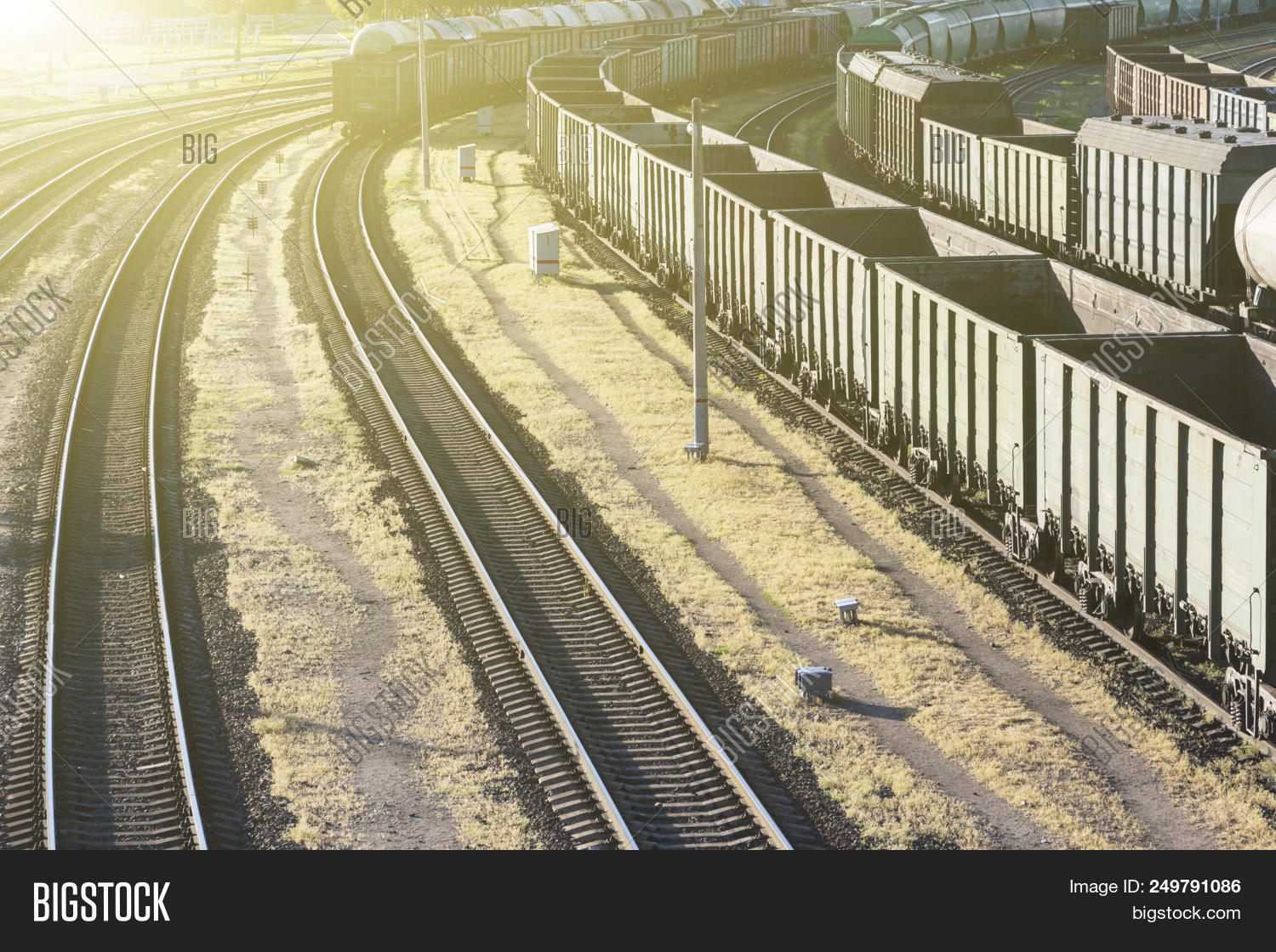 Empty Railway Cars Image & Photo (Free Trial) | Bigstock