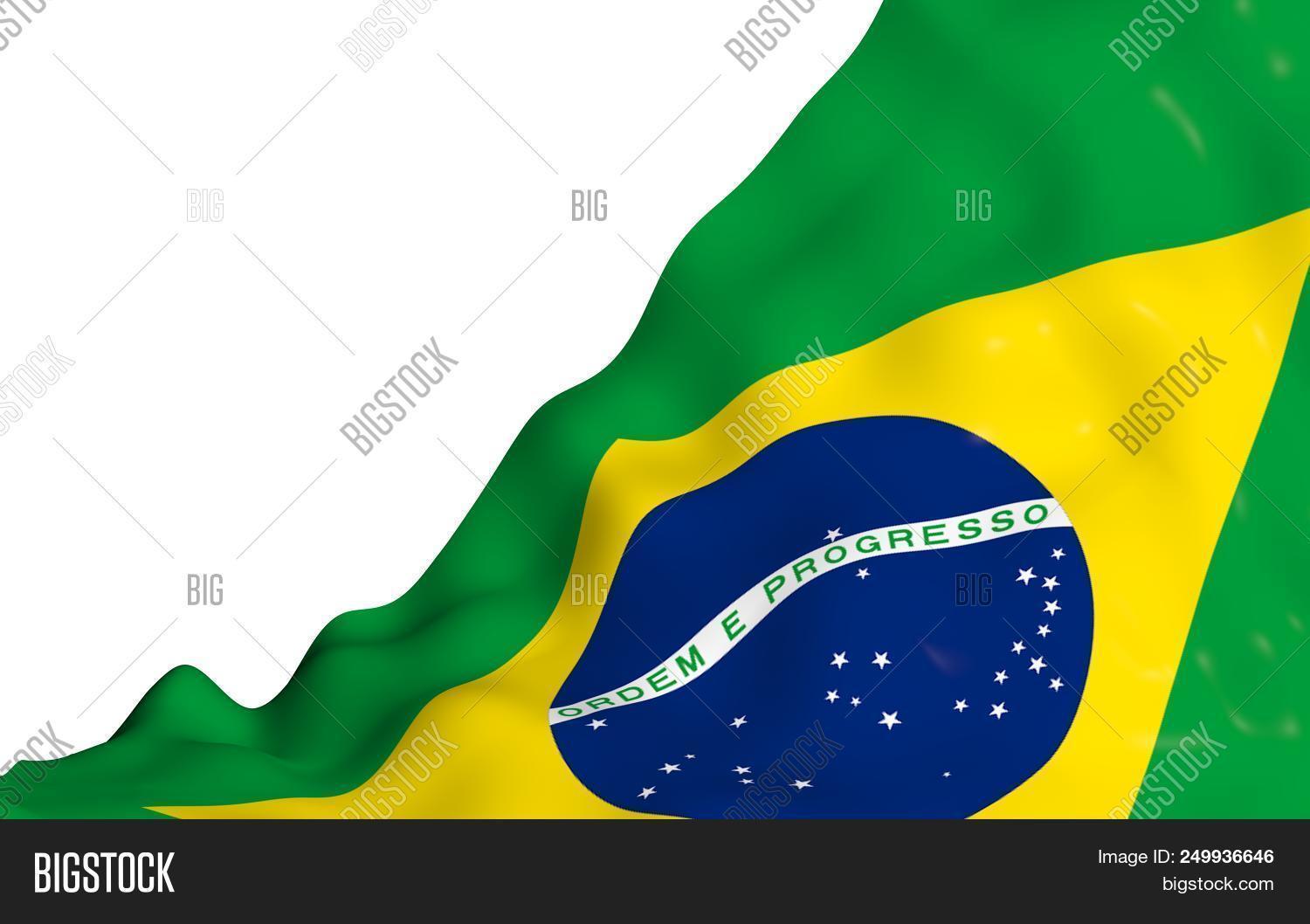 Waving Flag Brazil. Image & Photo (Free Trial) | Bigstock