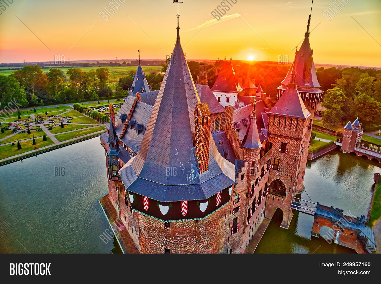 Aerial View Medieval Image & Photo (Free Trial) | Bigstock