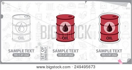 Oil Barrel Logo, Oil Vector & Photo (Free Trial) | Bigstock