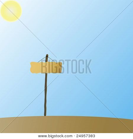 Blank Wooden Sign Vector & Photo (Free Trial) | Bigstock