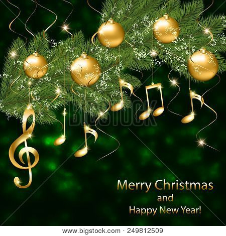 Christmas Music Notes Background Images, Illustrations & Vectors (Free ...