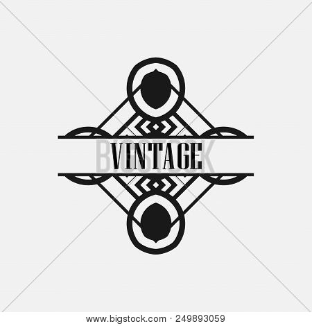 Vintage Text Frame Vector & Photo (Free Trial) | Bigstock