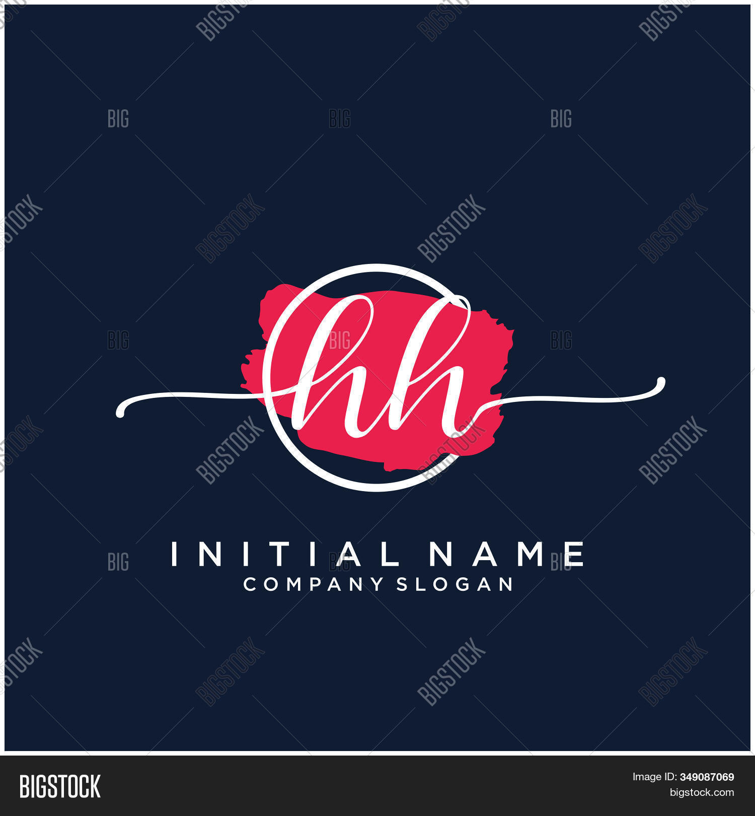 Hh Initial Vector & Photo (Free Trial) | Bigstock