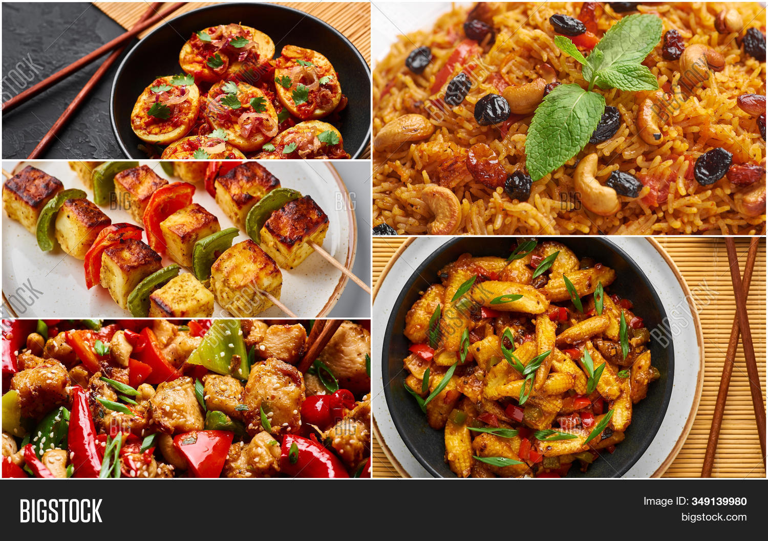 Indian Food Collage. Image & Photo (Free Trial) | Bigstock
