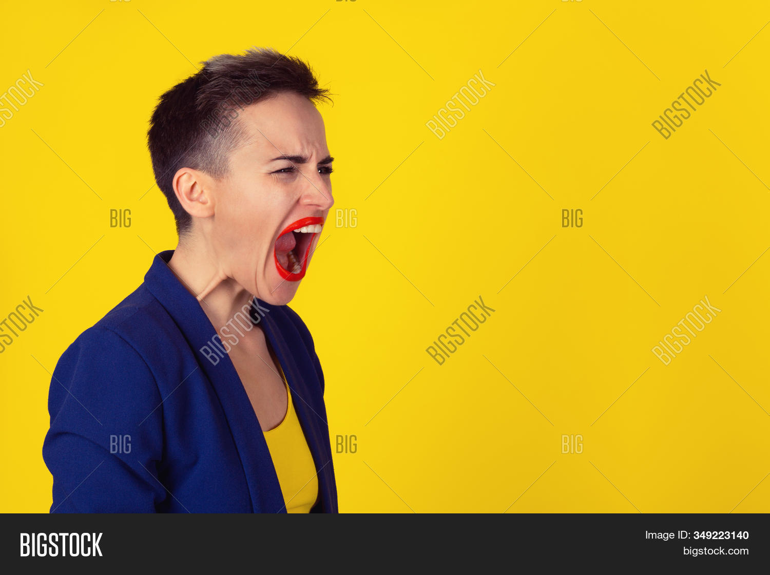Profile Portrait Angry Image & Photo (Free Trial) | Bigstock