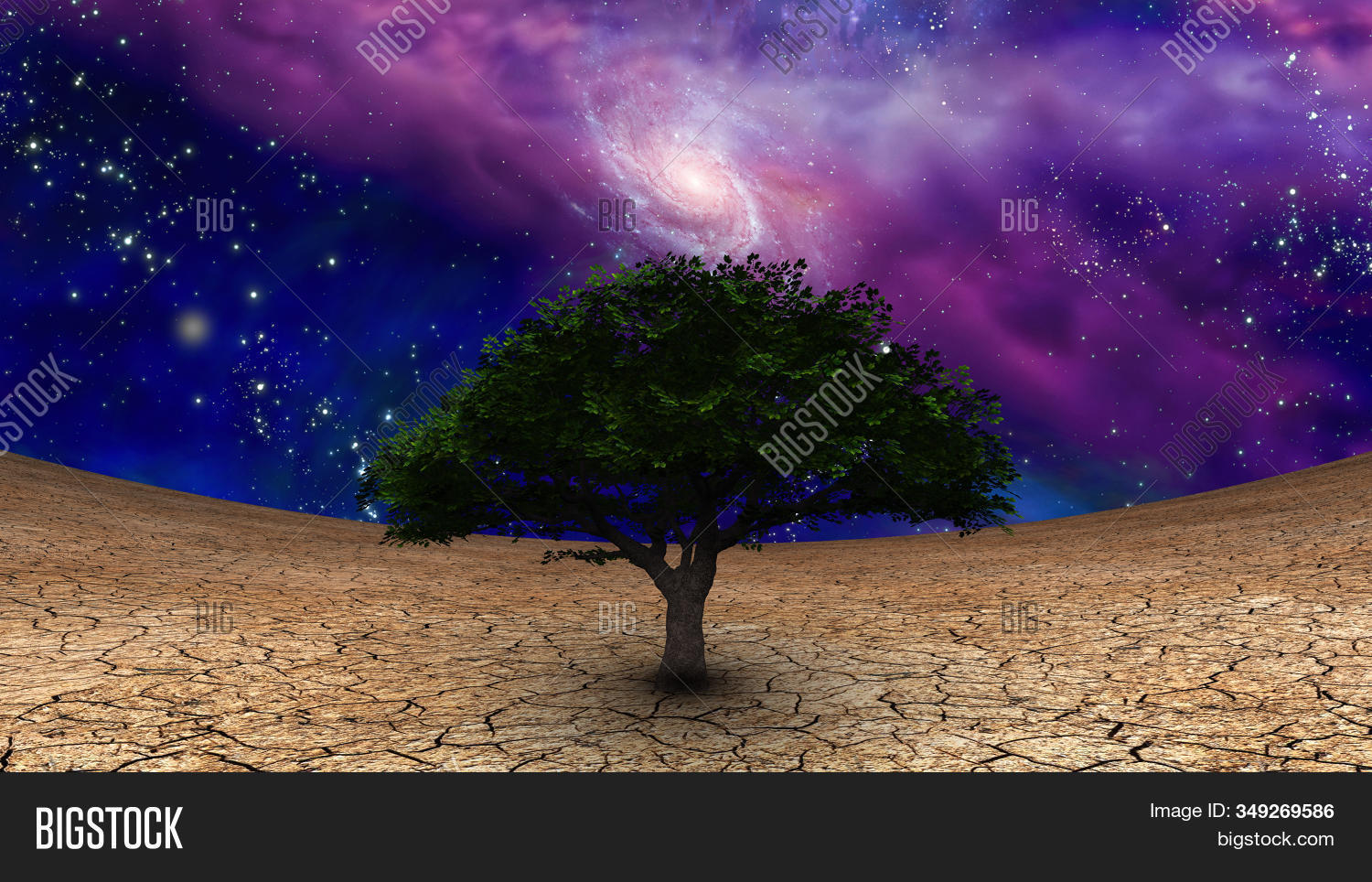 Surrealism. Green Tree Image & Photo (Free Trial) | Bigstock