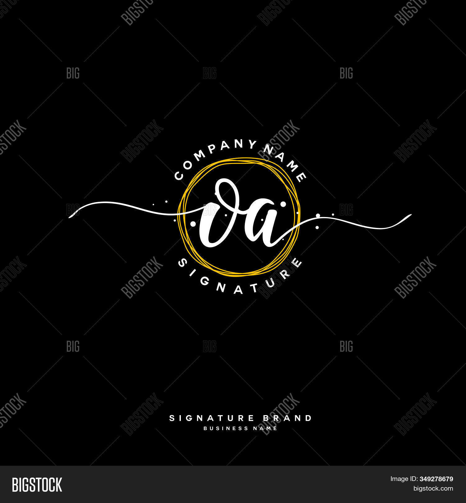 O Oa Initial Letter Vector & Photo (Free Trial) | Bigstock