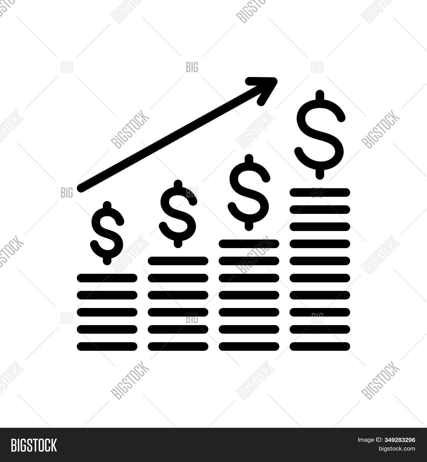 Black Line Icon Vector & Photo (Free Trial) | Bigstock