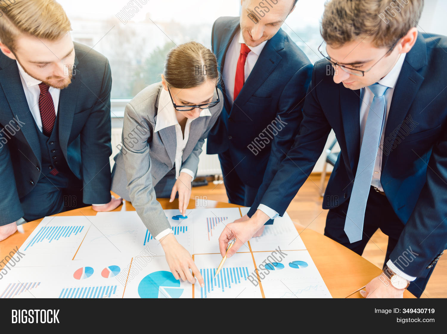 Team Analyzing Image & Photo (Free Trial) | Bigstock