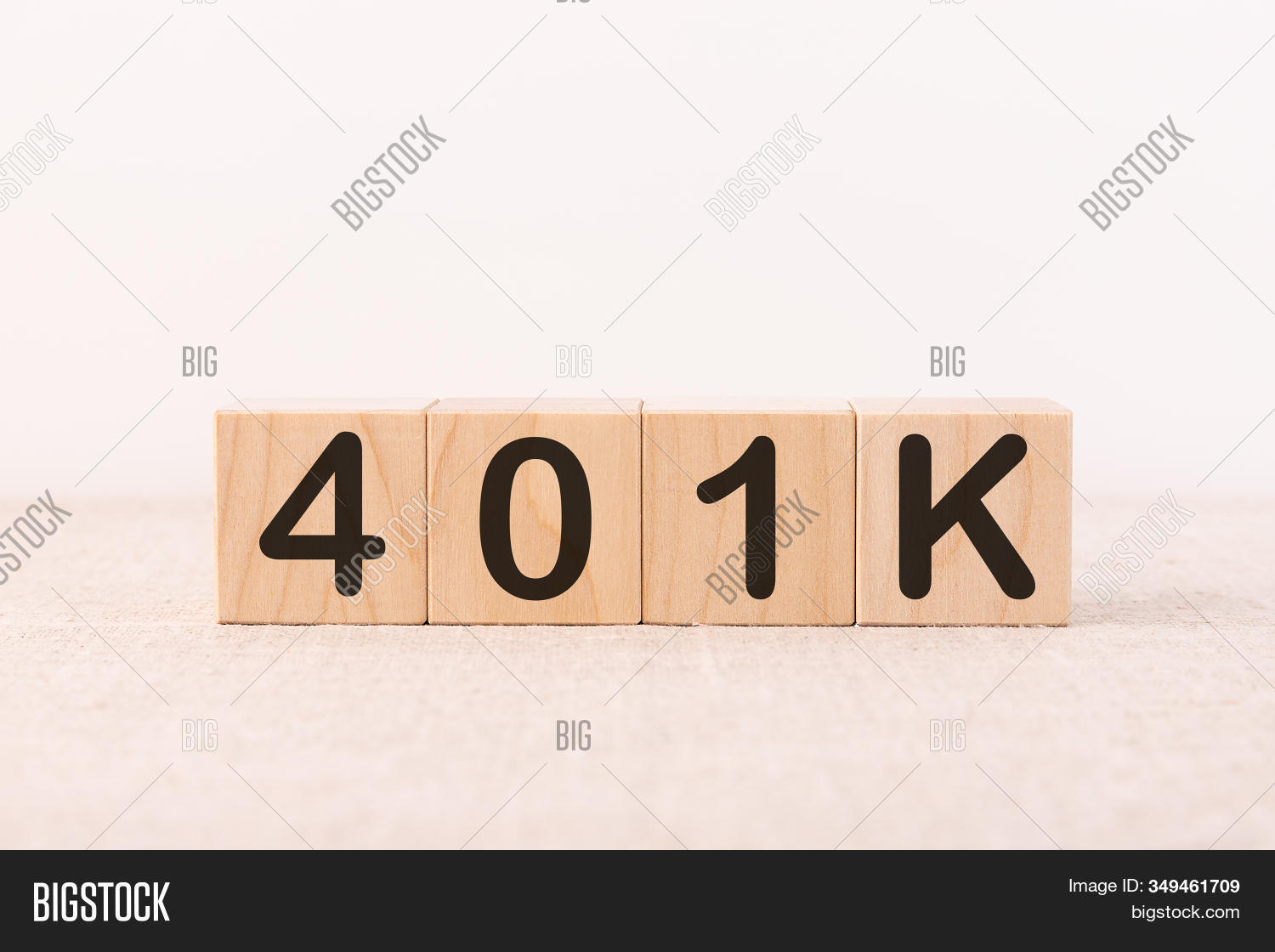 Text 401k Written Image & Photo (Free Trial) | Bigstock