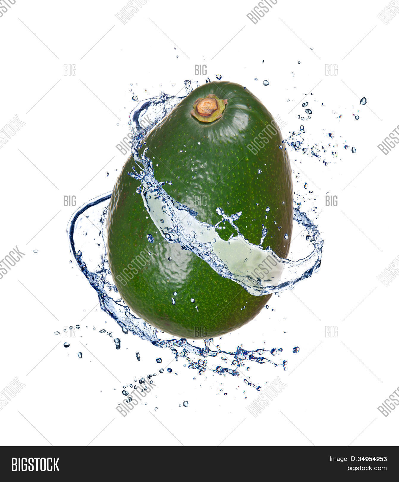 Avocado Water Splash, Image & Photo (Free Trial) | Bigstock