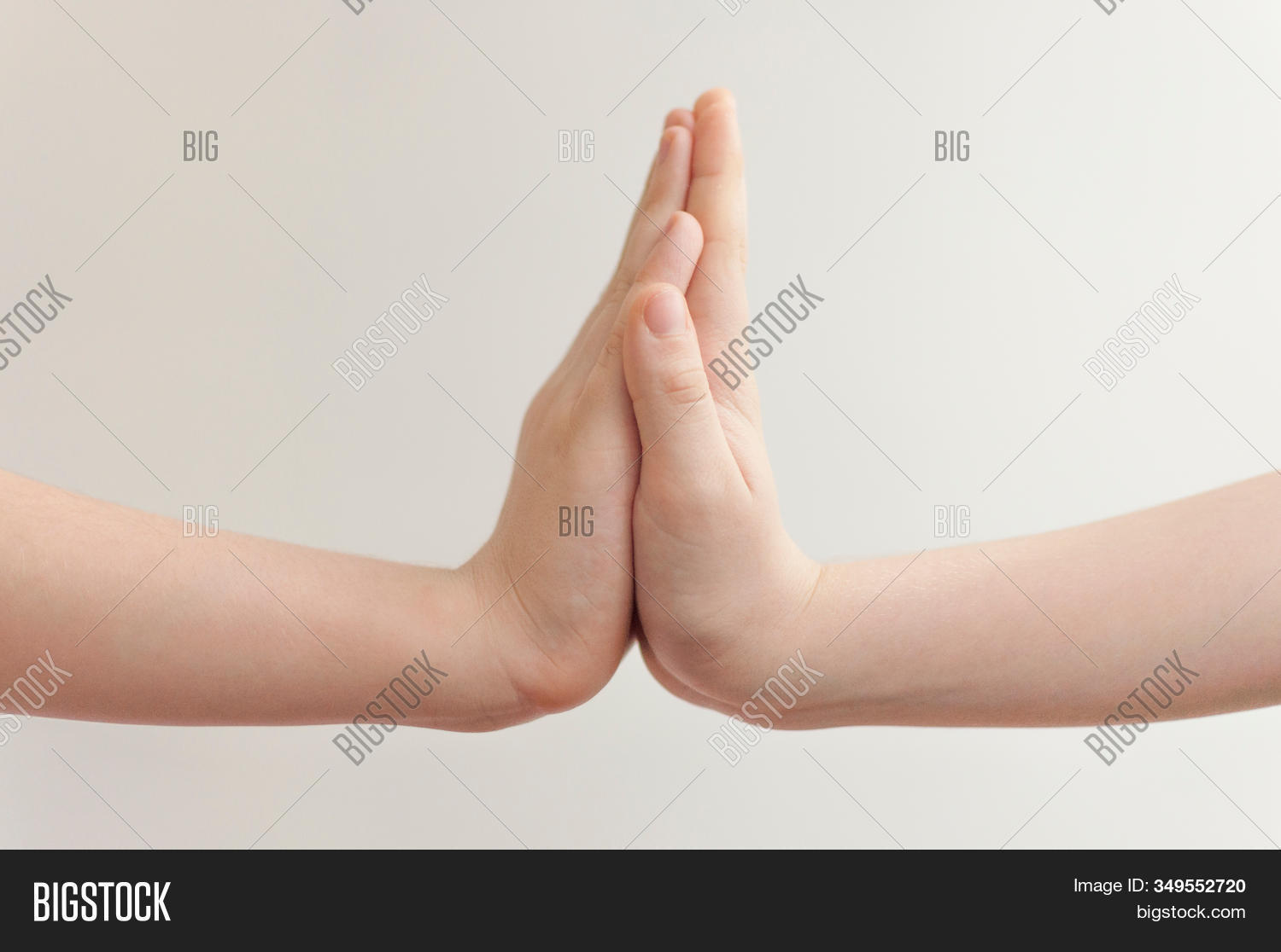 Two Hands Making Hi- Image & Photo (Free Trial) | Bigstock