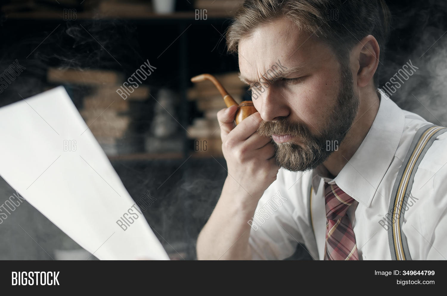 Portrait Smoked Man Image & Photo (Free Trial) | Bigstock