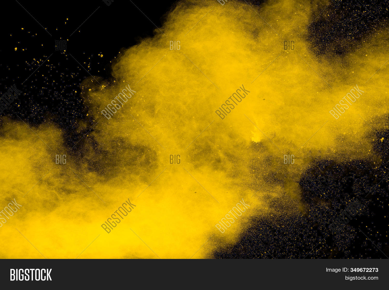 Yellow Dust Particles Image & Photo (Free Trial) | Bigstock