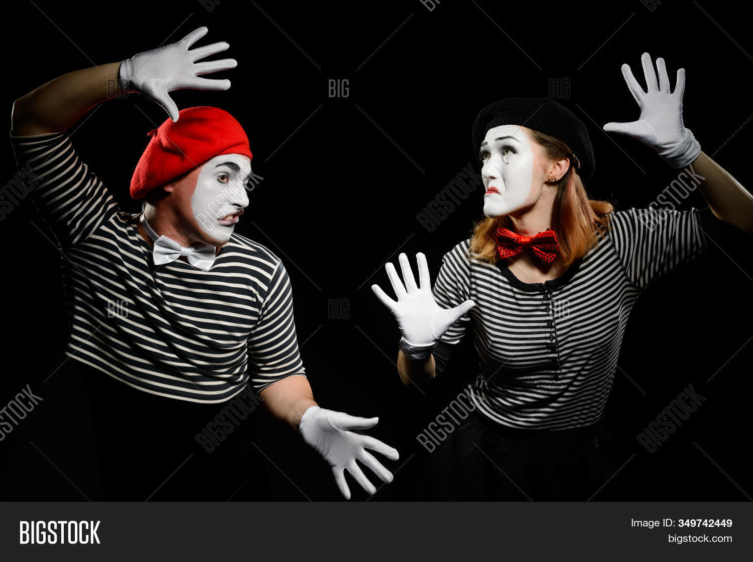 Mimes Hit Invisible Image & Photo (Free Trial) | Bigstock