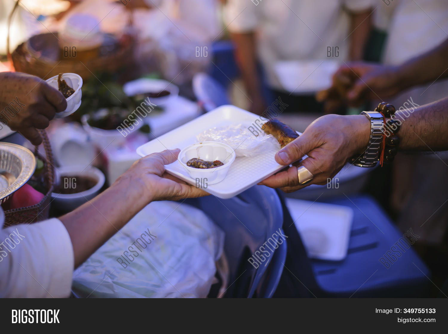 Donating Food Helping Image & Photo (Free Trial) | Bigstock