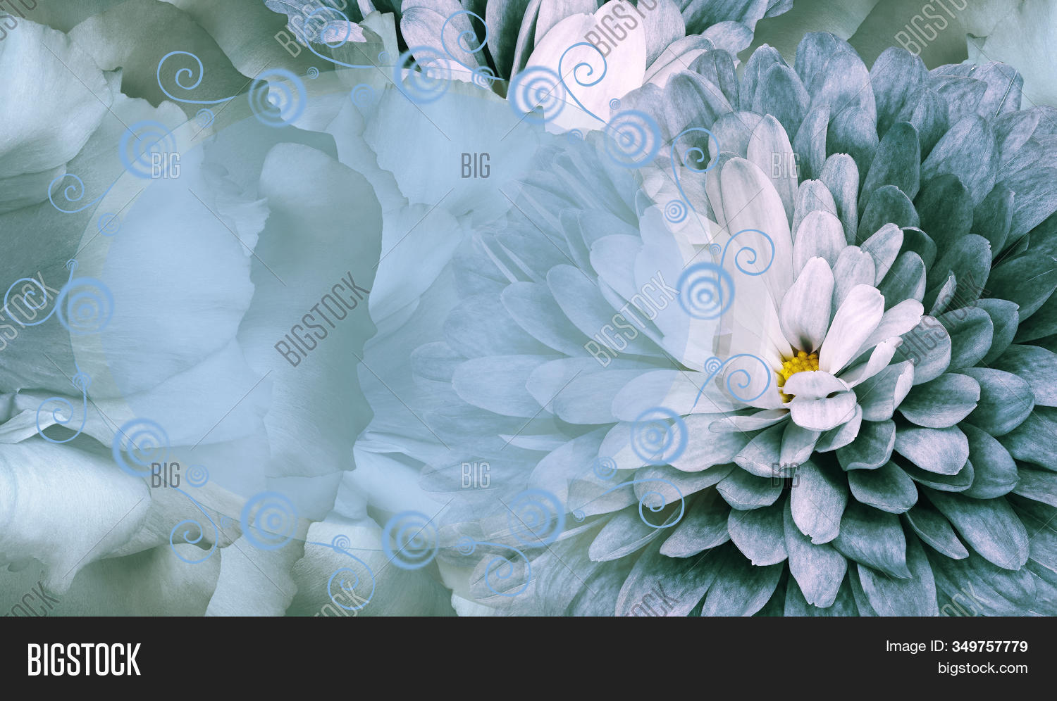 Floral Turquoise Image & Photo (Free Trial) | Bigstock