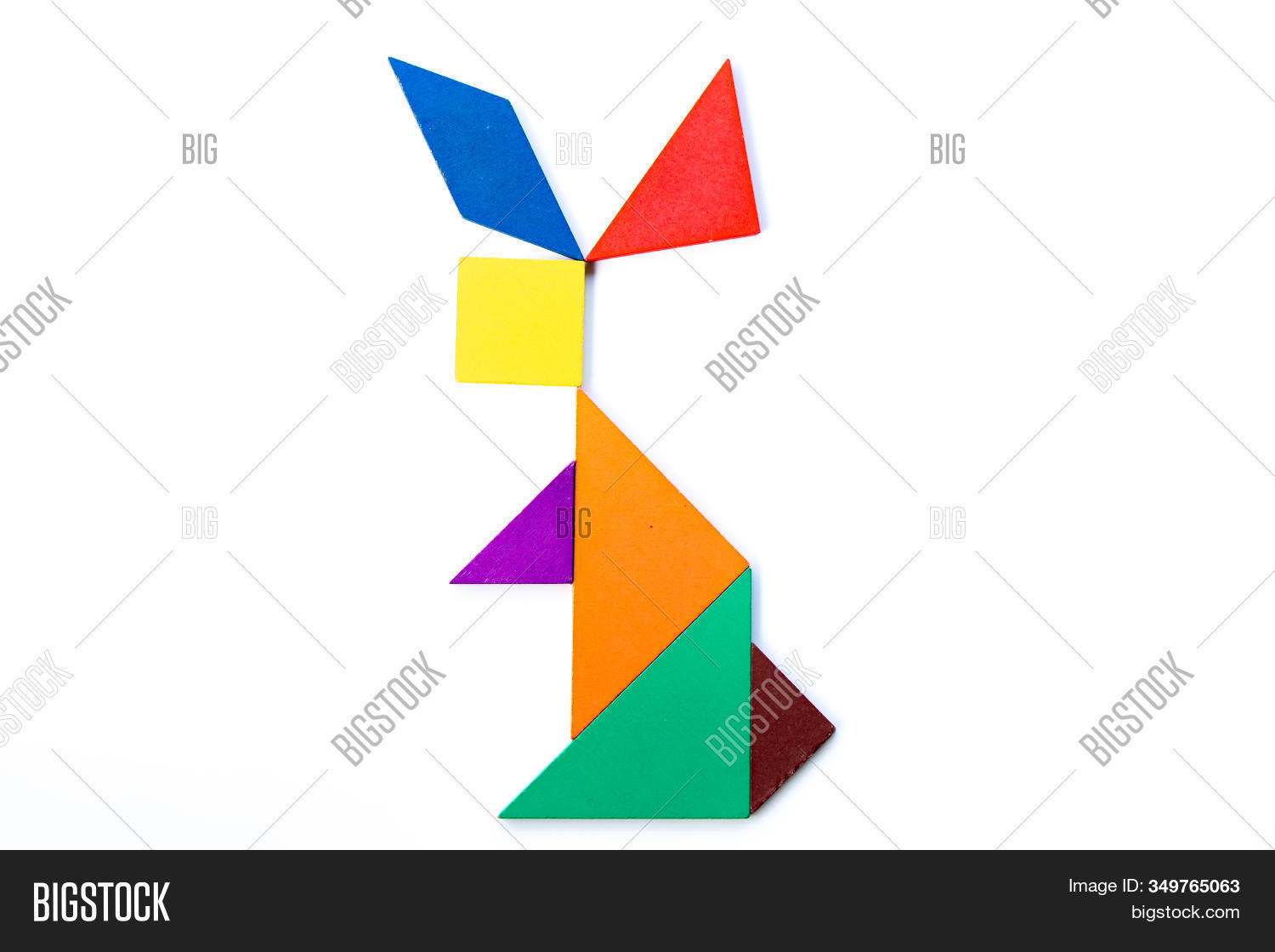 Color Wood Tangram Image & Photo (Free Trial) | Bigstock