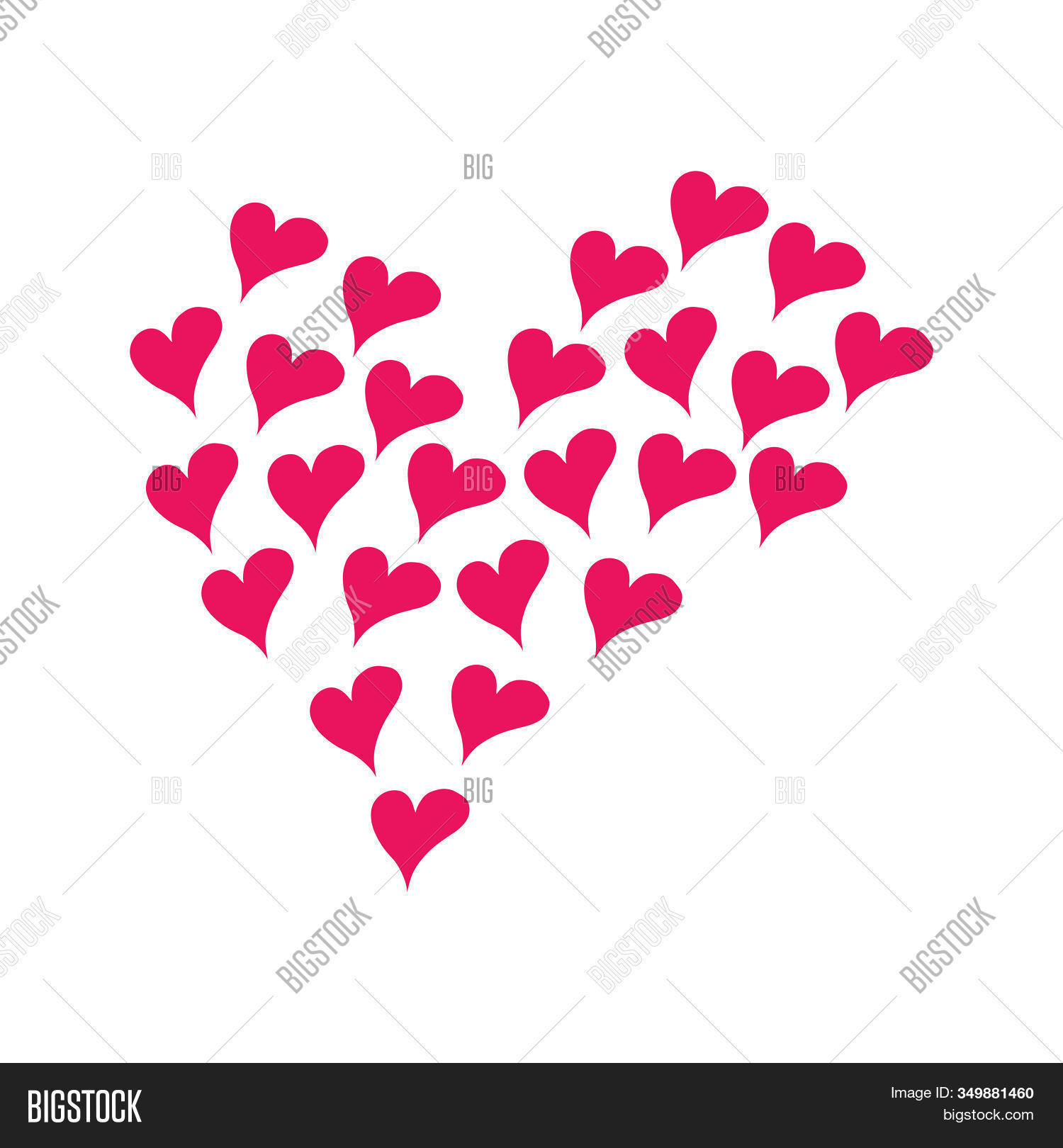 Vector Heart Outline Vector & Photo (Free Trial) | Bigstock