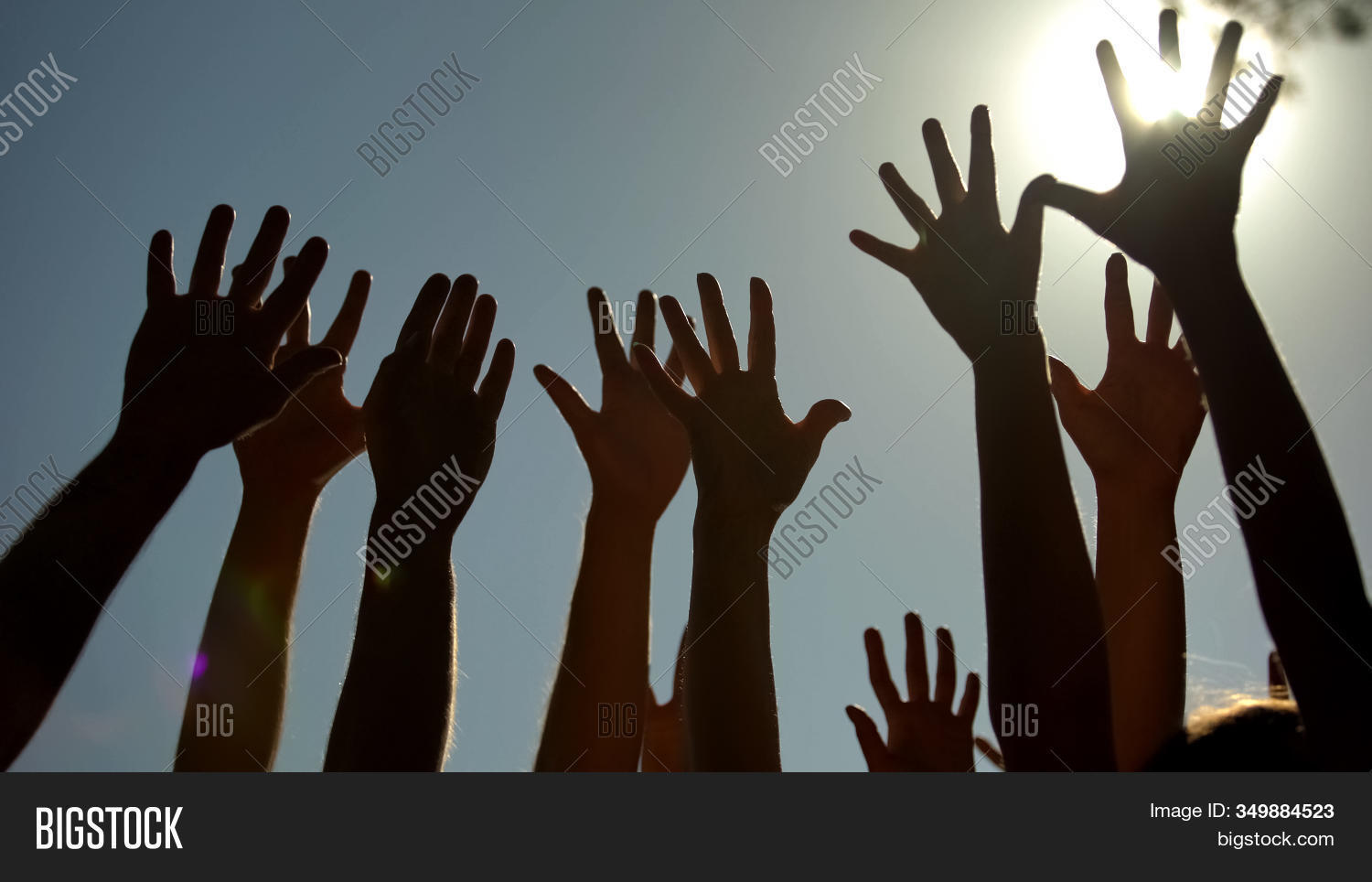 People Raising Hands, Image & Photo (Free Trial) | Bigstock