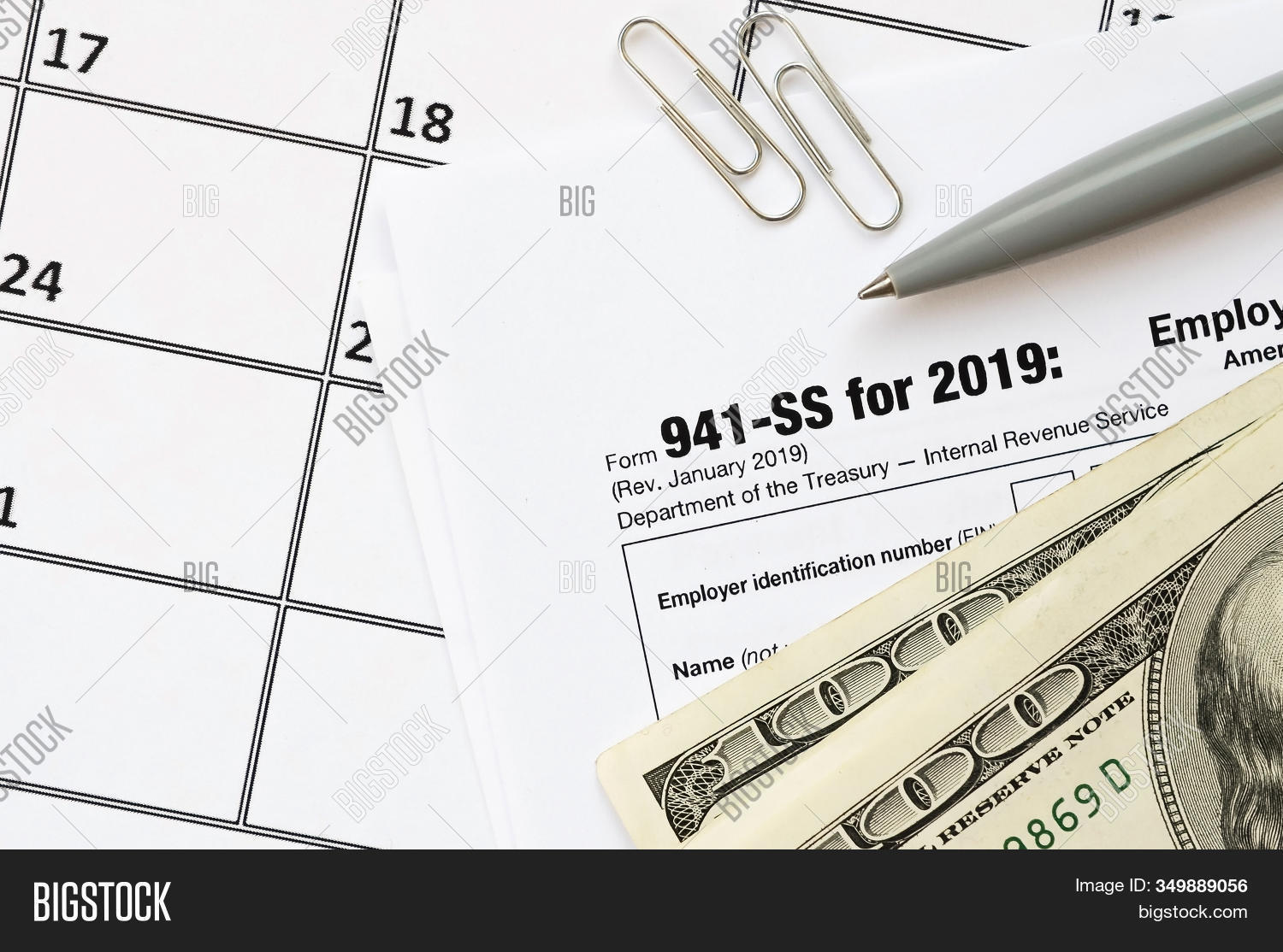 Irs Form 941-ss Image & Photo (Free Trial) | Bigstock
