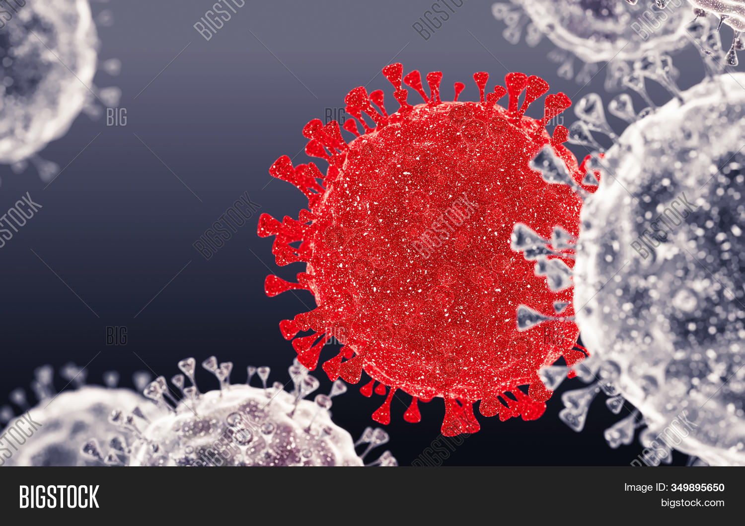 Close- Virus Cells Image & Photo (Free Trial) | Bigstock
