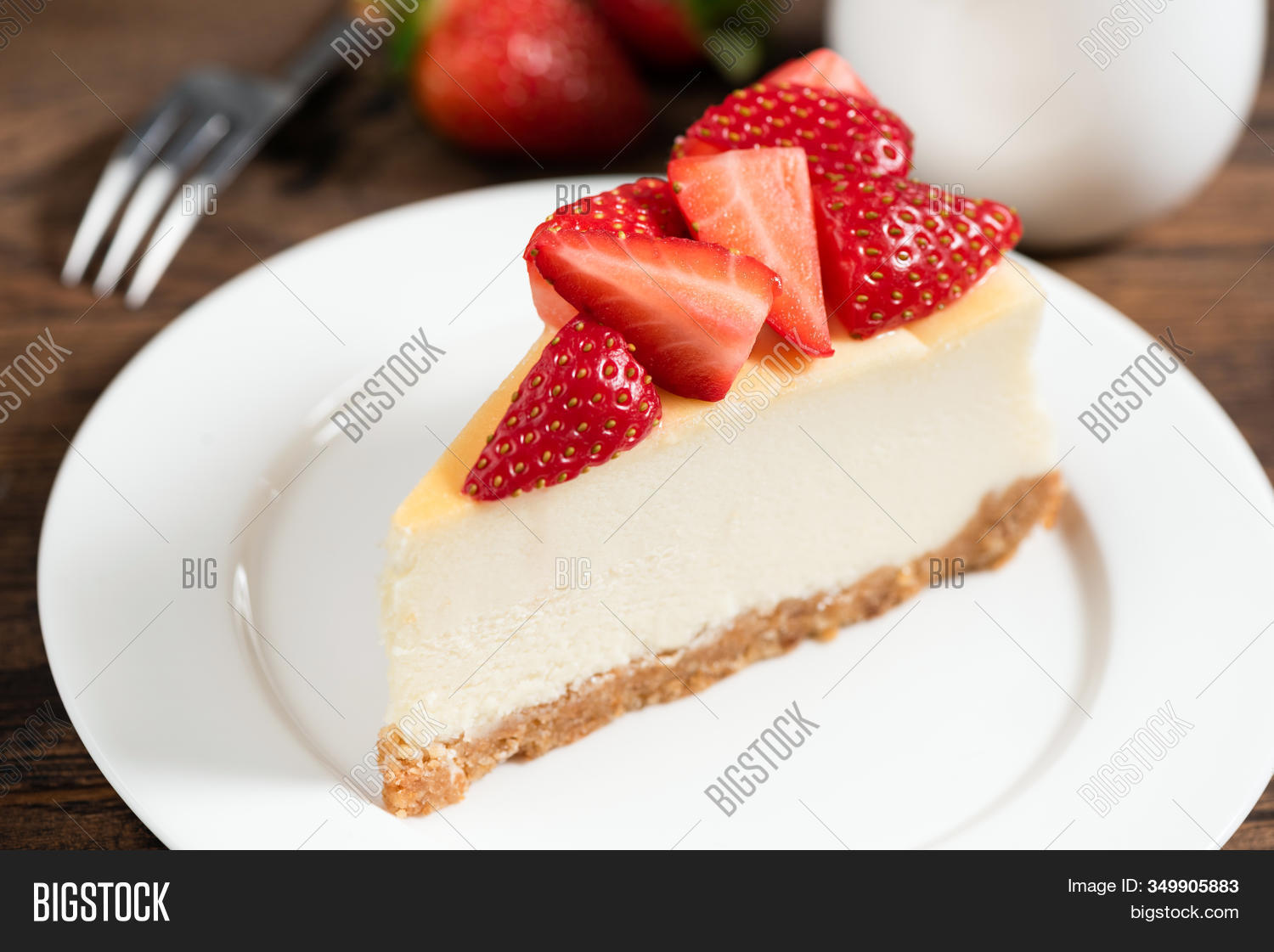 Cheesecake Slice Image & Photo (Free Trial) | Bigstock