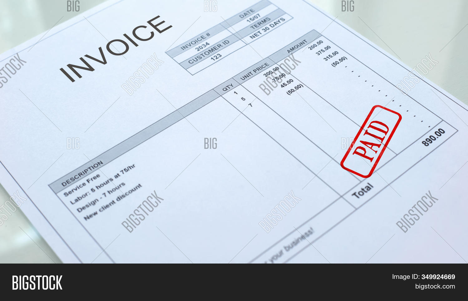 Paid Seal Stamped On Image & Photo (Free Trial) | Bigstock