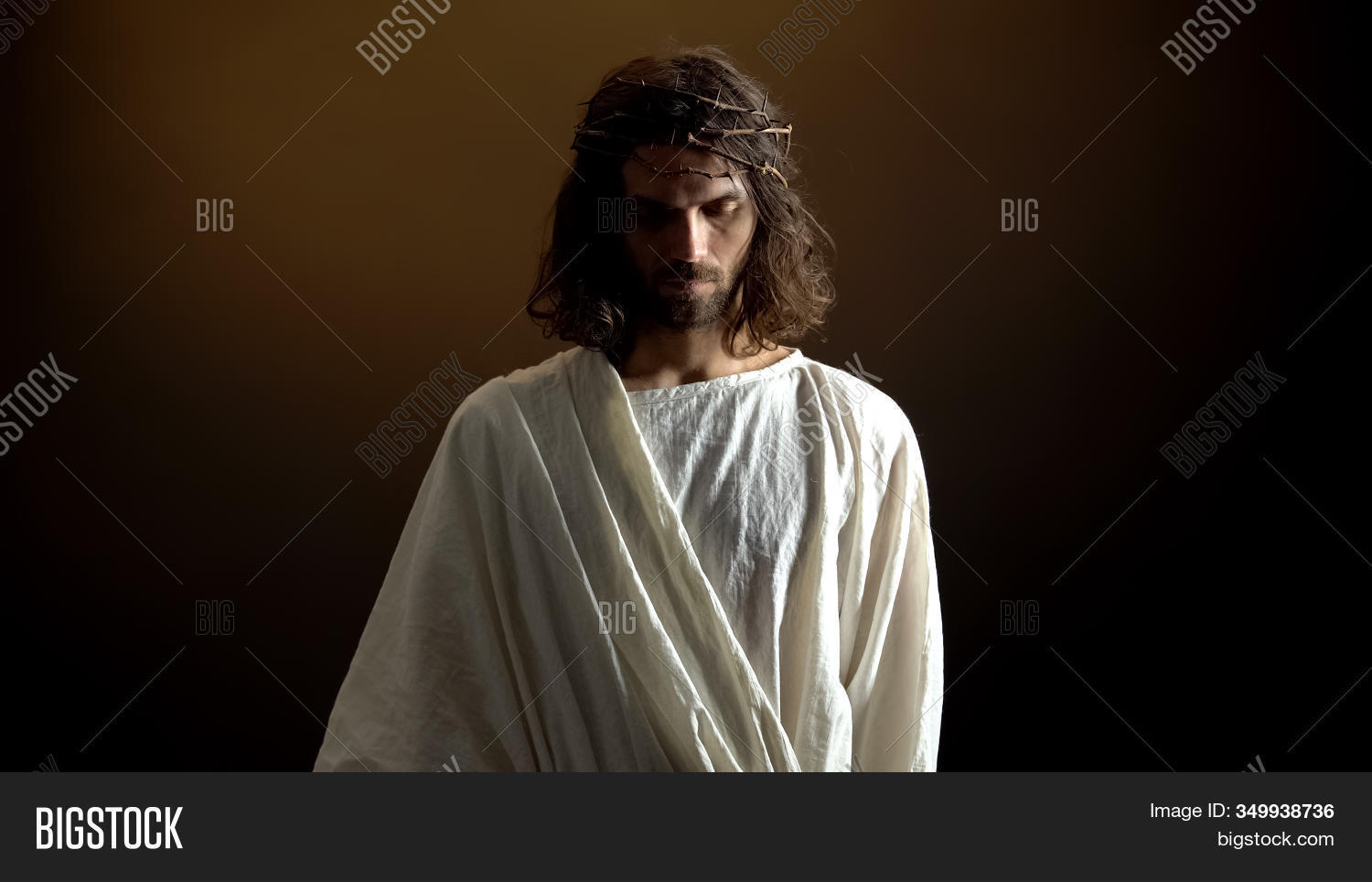 Sad Jesus Lowered Head Image & Photo (Free Trial) | Bigstock