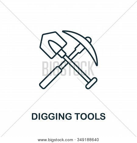 Digging Tools Icon. Vector & Photo (Free Trial) | Bigstock