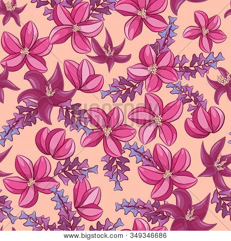 Repeat Flower Patterns Images, Illustrations & Vectors (Free) - Bigstock