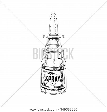 Medical Nasal Spray Vector & Photo (Free Trial) | Bigstock