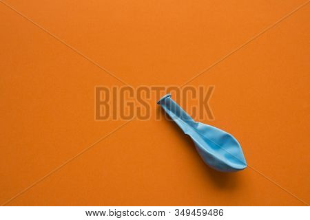 Deflated Blue Balloon Image & Photo (Free Trial) | Bigstock