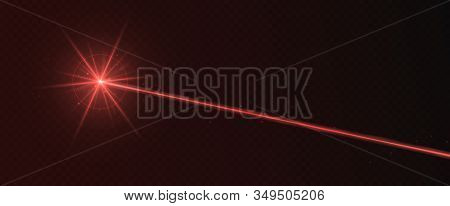Red Laser Beam Light Vector & Photo (Free Trial) | Bigstock