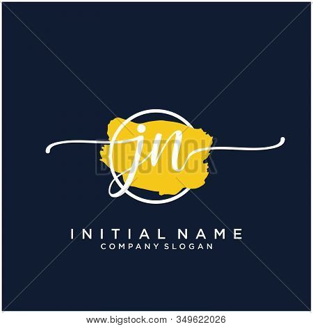 Jn Initial Vector & Photo (Free Trial) | Bigstock
