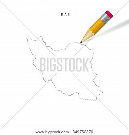 Iran Freehand Pencil Vector & Photo (Free Trial) | Bigstock