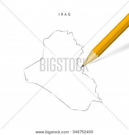 Iraq Freehand Pencil Vector & Photo (Free Trial) | Bigstock