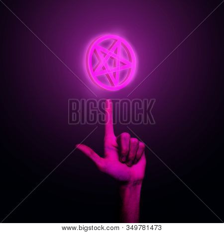 Pentacle. Male Hand Image & Photo (Free Trial) | Bigstock