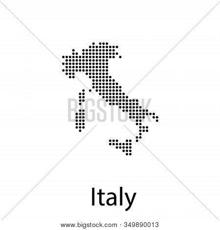 Gray Italy Map Vector & Photo (Free Trial) | Bigstock