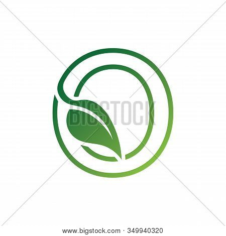 O Letter Leaf Logo Vector & Photo (Free Trial) | Bigstock