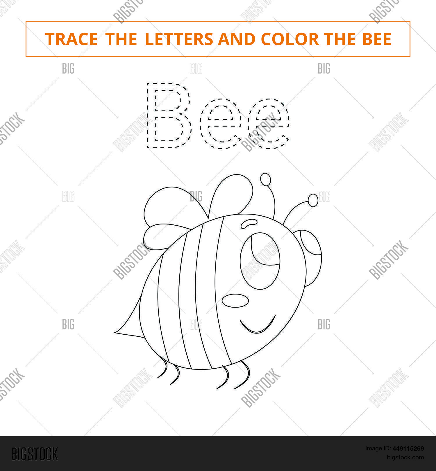 Trace Letters Color Vector & Photo (Free Trial) | Bigstock