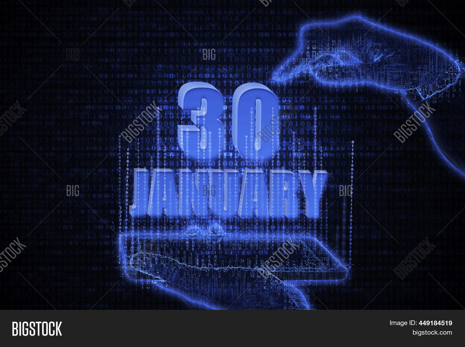January 30th. Hand Image & Photo (Free Trial) | Bigstock