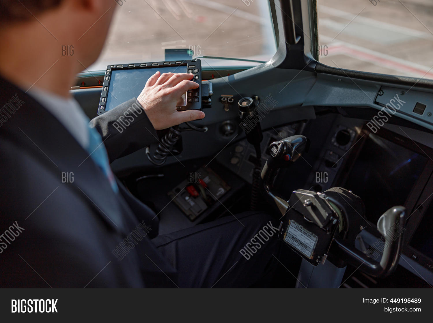Aircraft Pilot Sitting Image & Photo (Free Trial) | Bigstock