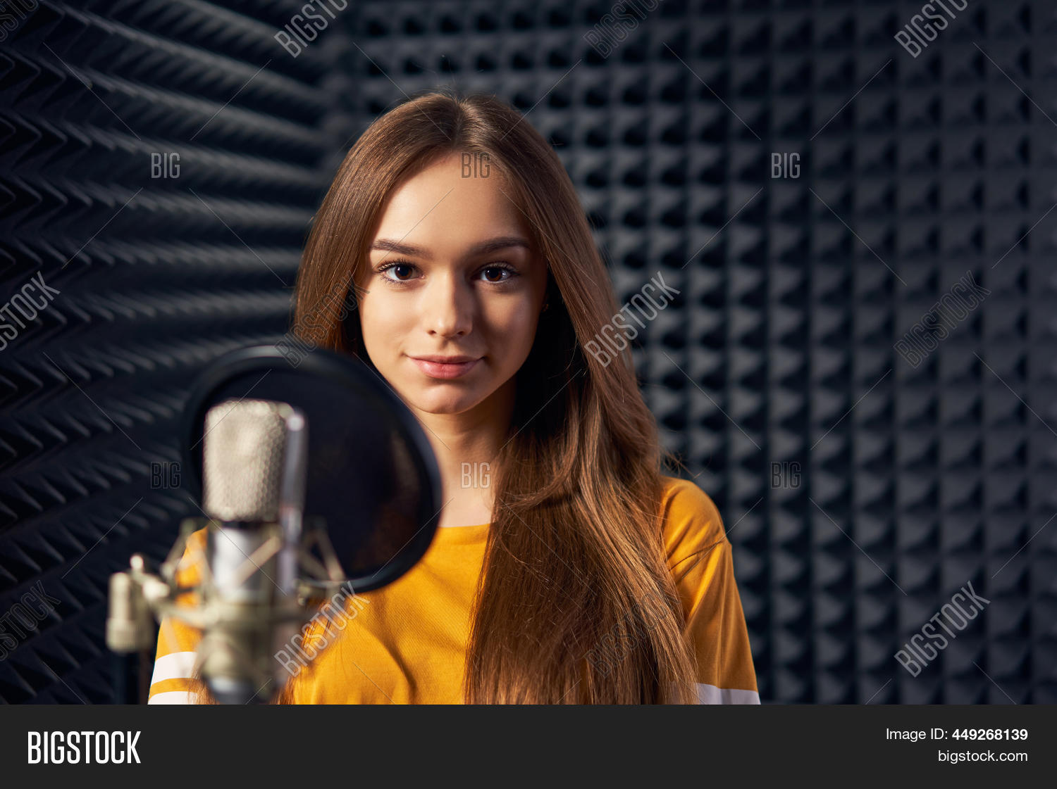 Teen Girl Recording Image & Photo (Free Trial) | Bigstock