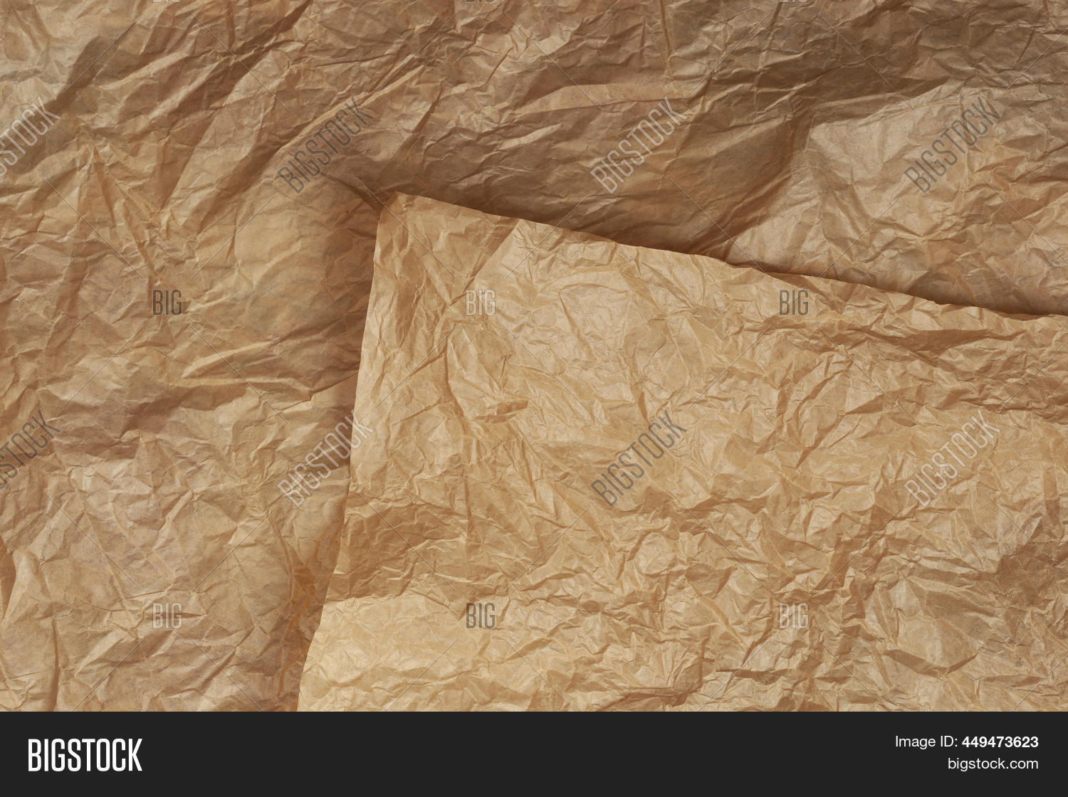 Crumpled Craft Brown Image & Photo (Free Trial) | Bigstock