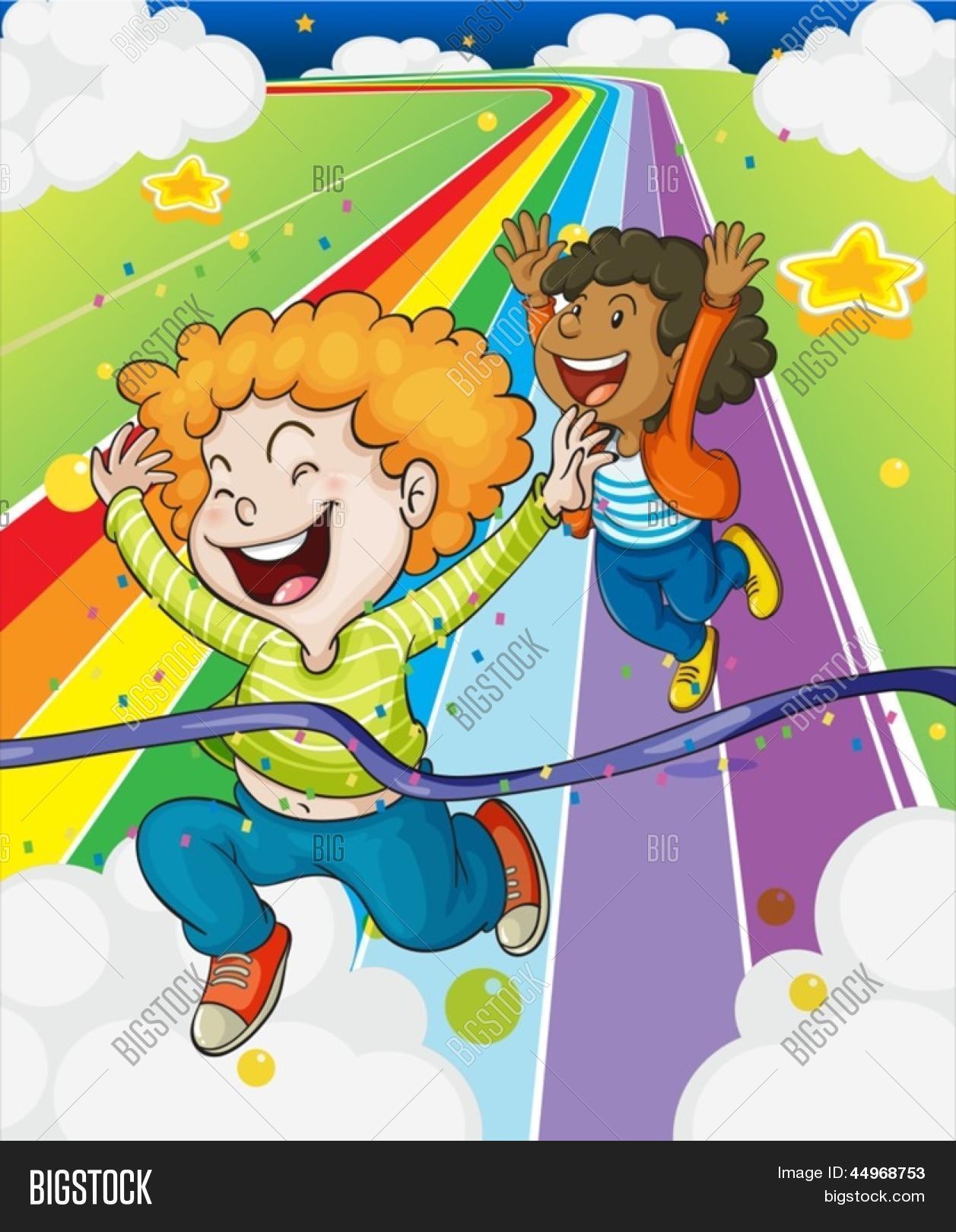 Illustration Fun Run Vector & Photo (Free Trial) | Bigstock