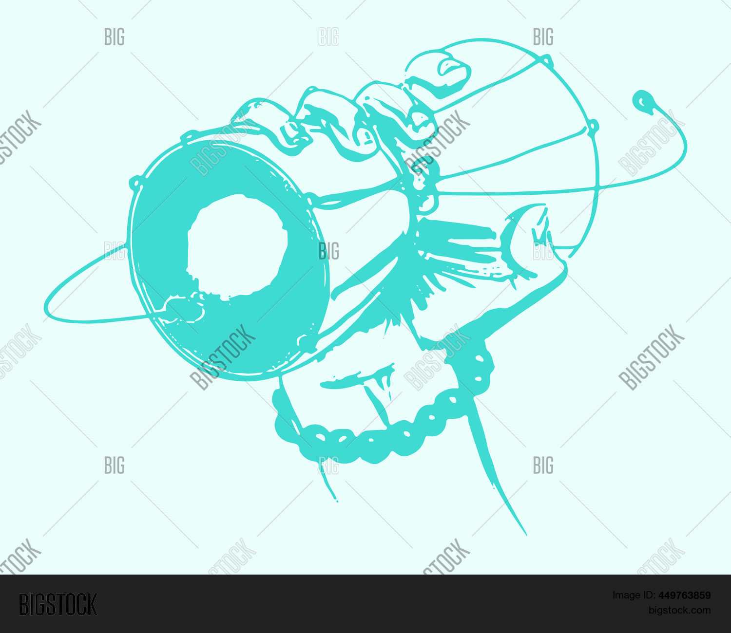 Sketch Hindu Powerful Vector & Photo (Free Trial) | Bigstock