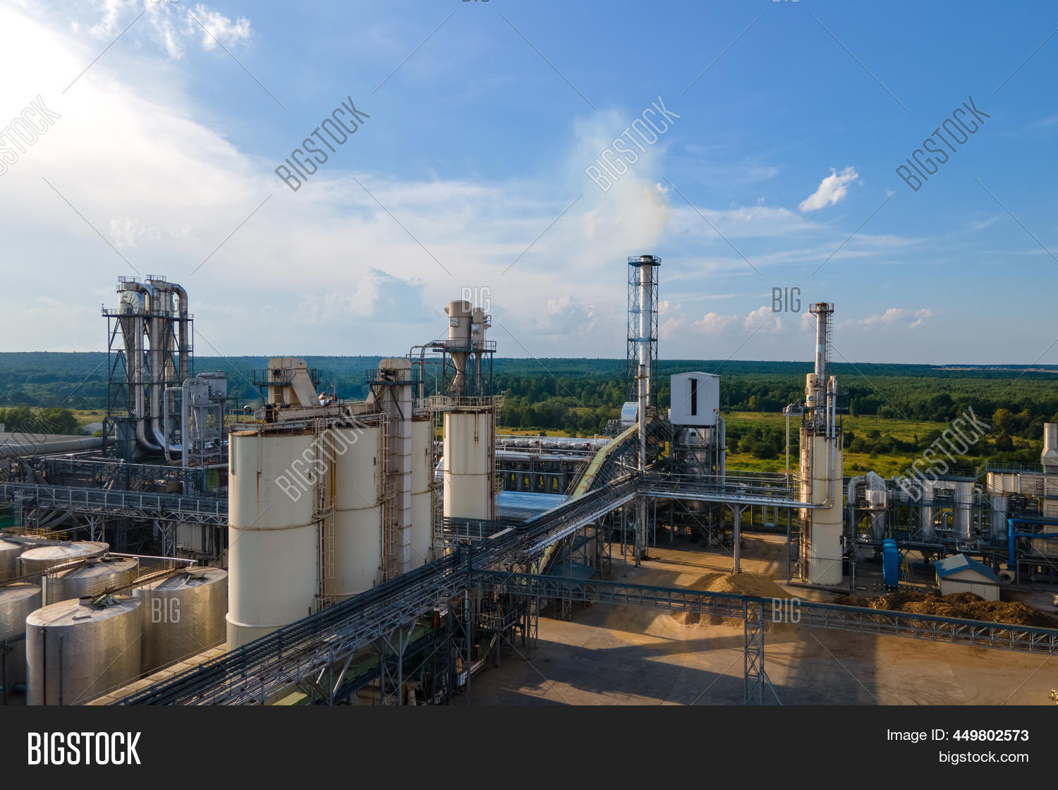 Aerial View Oil Gas Image & Photo (Free Trial) | Bigstock